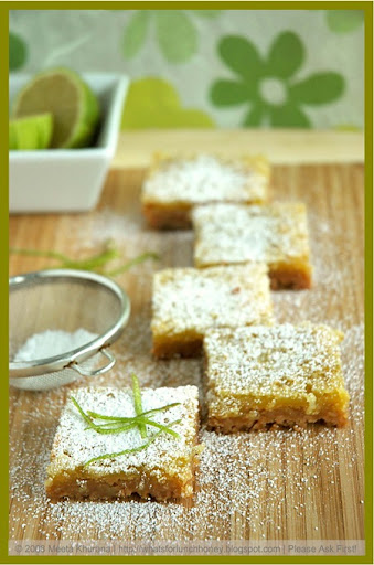 What's For Lunch Honey?: Tart & Tangy: Celebrating with Lime Bars